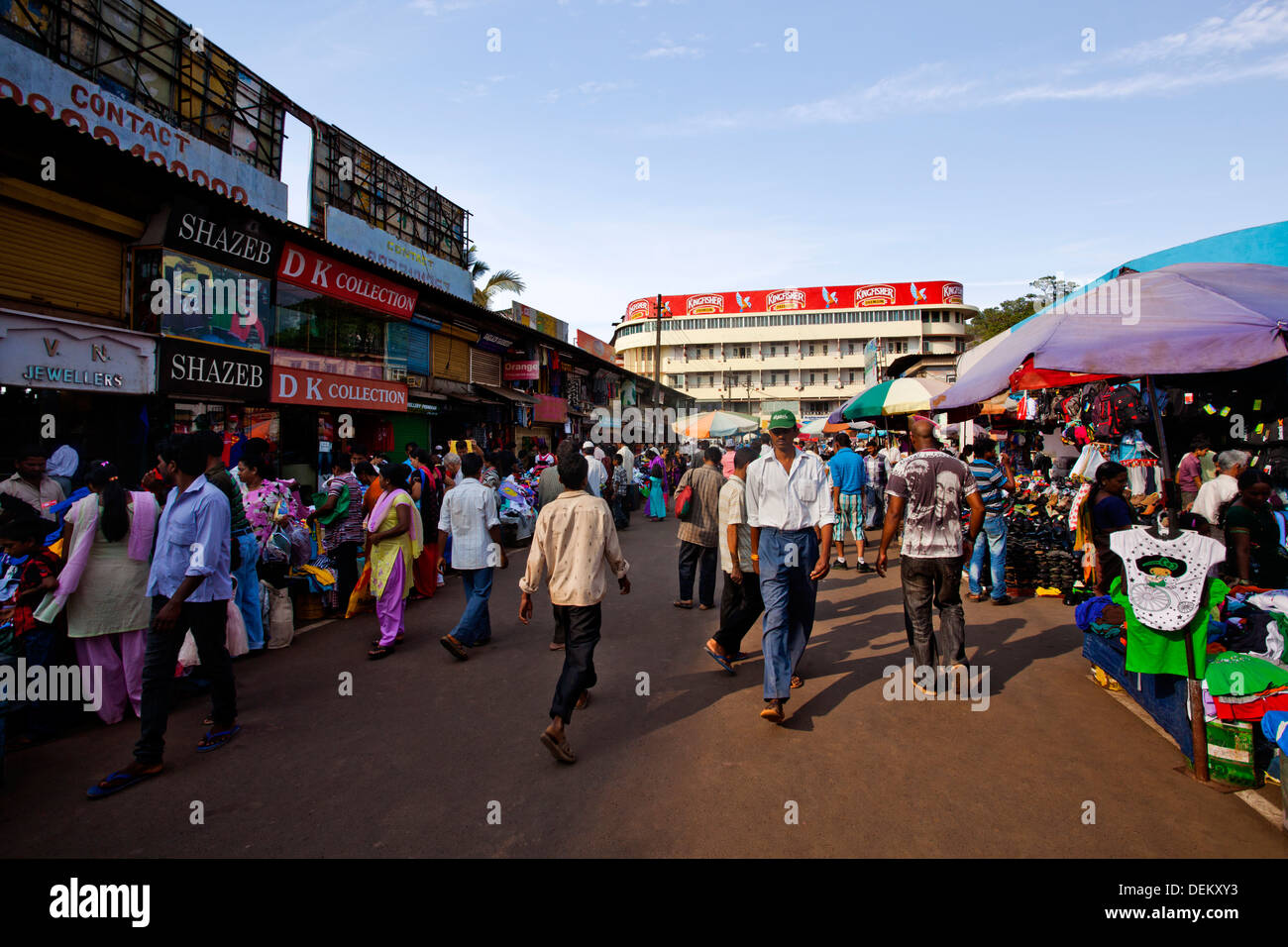 People in a market, Mapusa Market, Mapusa, North Goa, Goa, India Stock ...