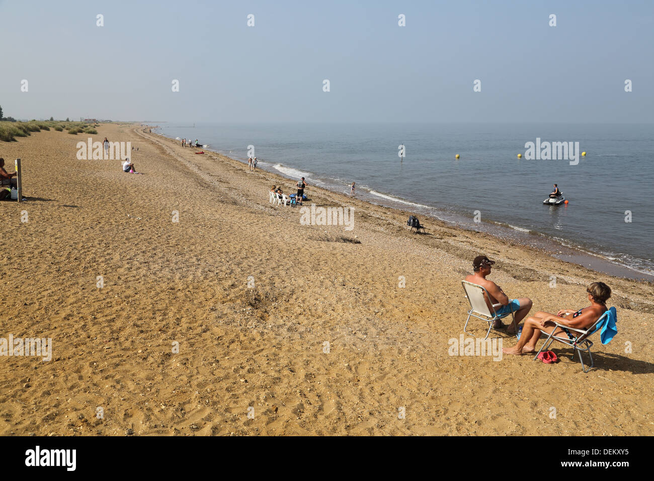 heacham beach on the north norfolk coast Stock Photo - Alamy