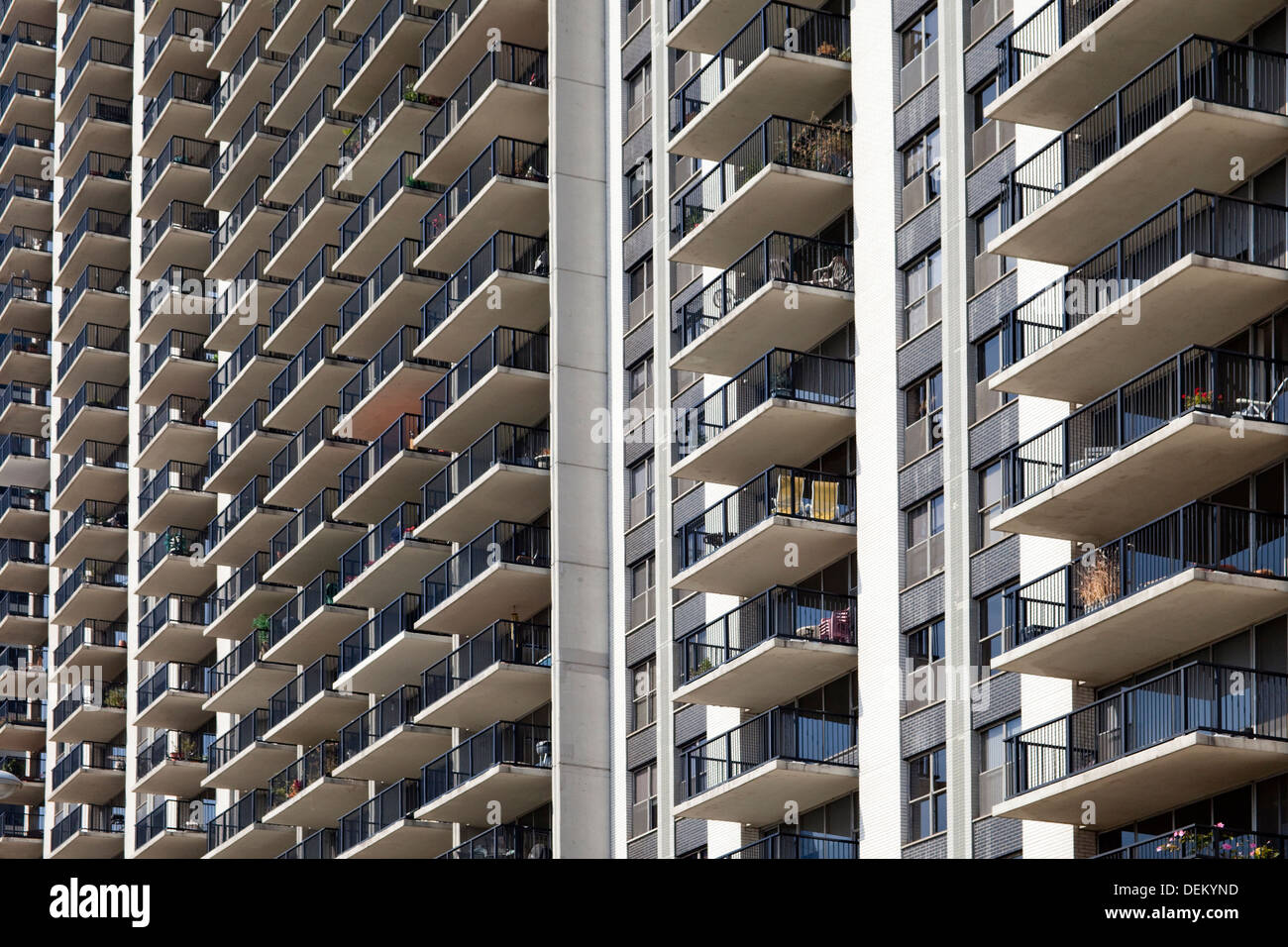 Apartment building balconies hi-res stock photography and images - Alamy