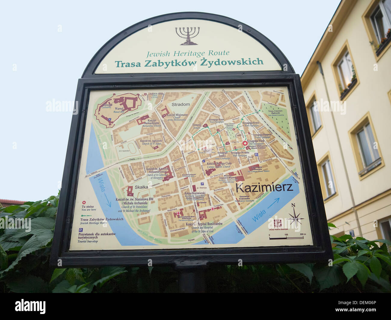 Map of jewish quarter hi-res stock photography and images - Alamy