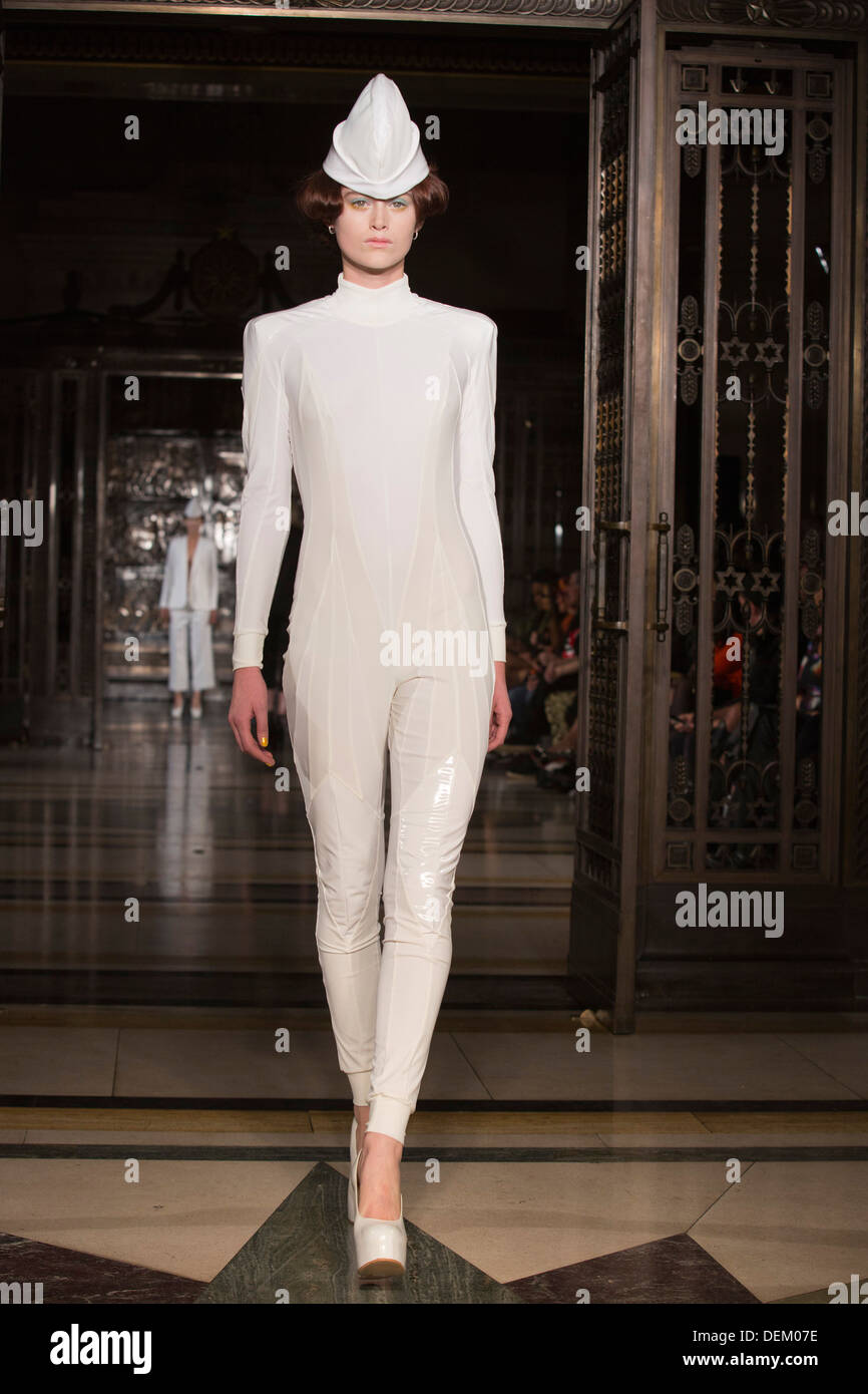 London Fashion Week, SS14 collection by Pam Hogg Stock Photo - Alamy