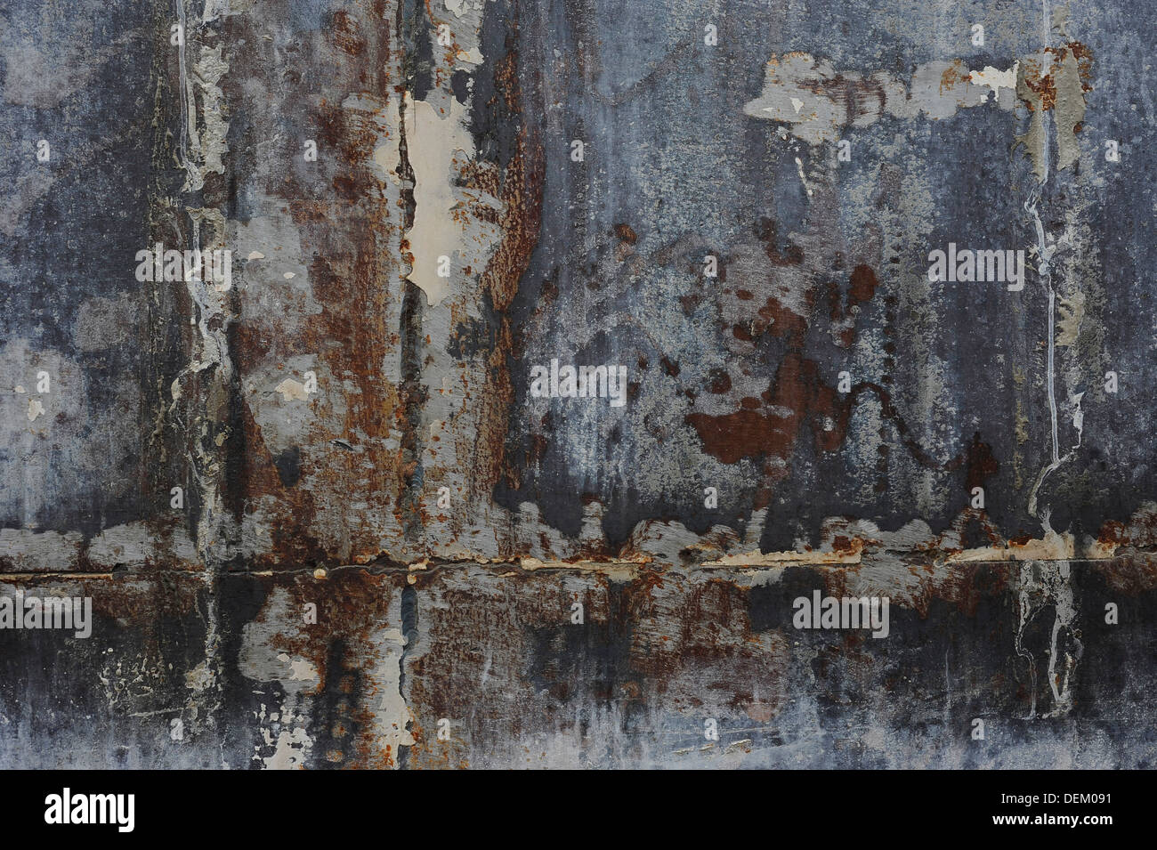 sheet metal with rusty welded joints Stock Photo - Alamy