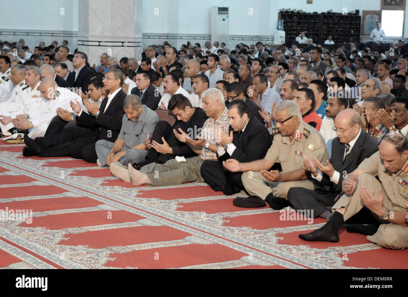 Sept. 20, 2013 - Cairo, Cairo, Egypt - Egyptians attend the funeral of ...