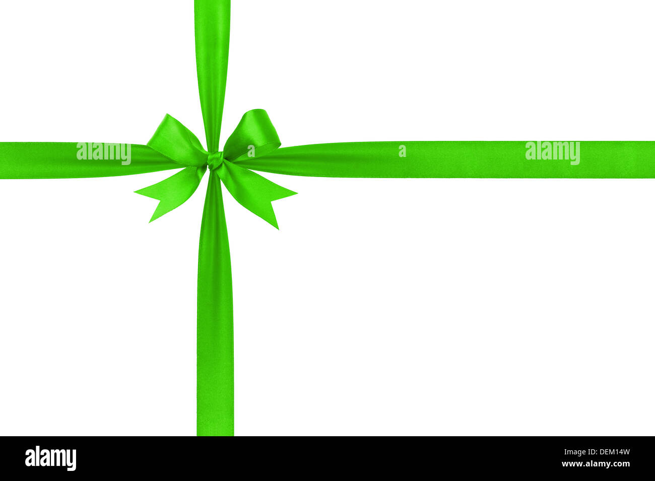 Square christmas composition green Cut Out Stock Images & Pictures - Alamy