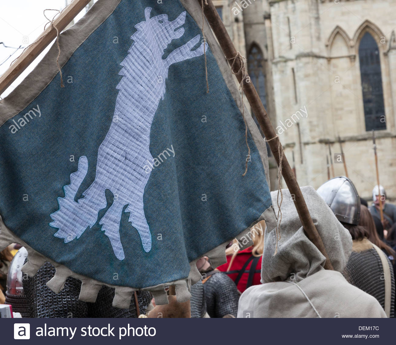 Grey Wolf Flag High Resolution Stock Photography and Images - Alamy