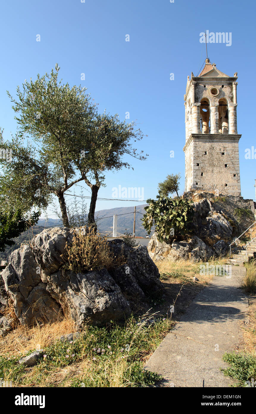 Bell tower at Amari village - Crete, Greece Stock Photo - Alamy