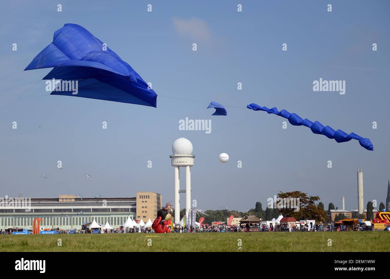 Giant kites are flown at the festival in Berlin, Germany, 14 September ...