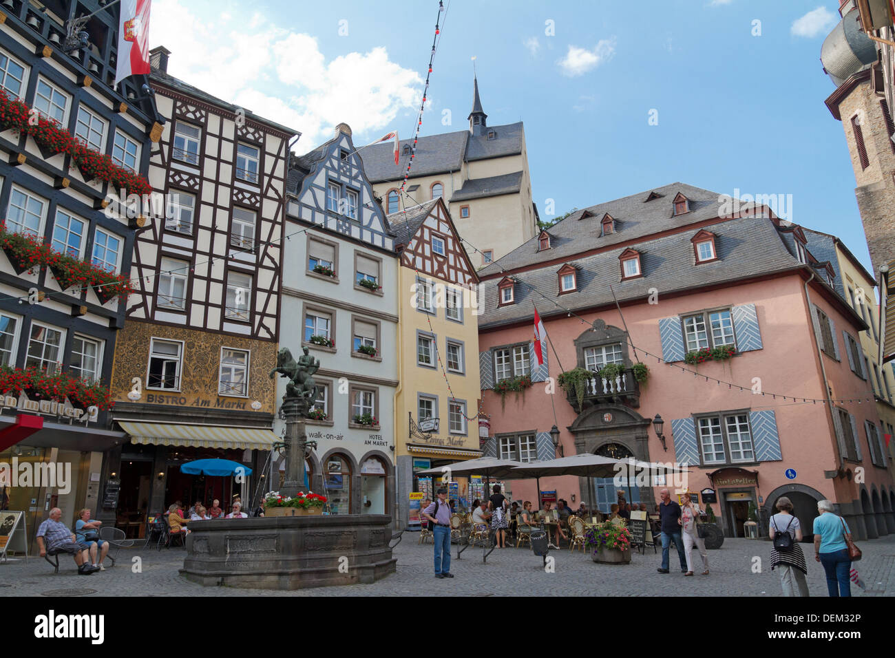 Cochem, old town, Moselle, Germany, Europe Stock Photo - Alamy