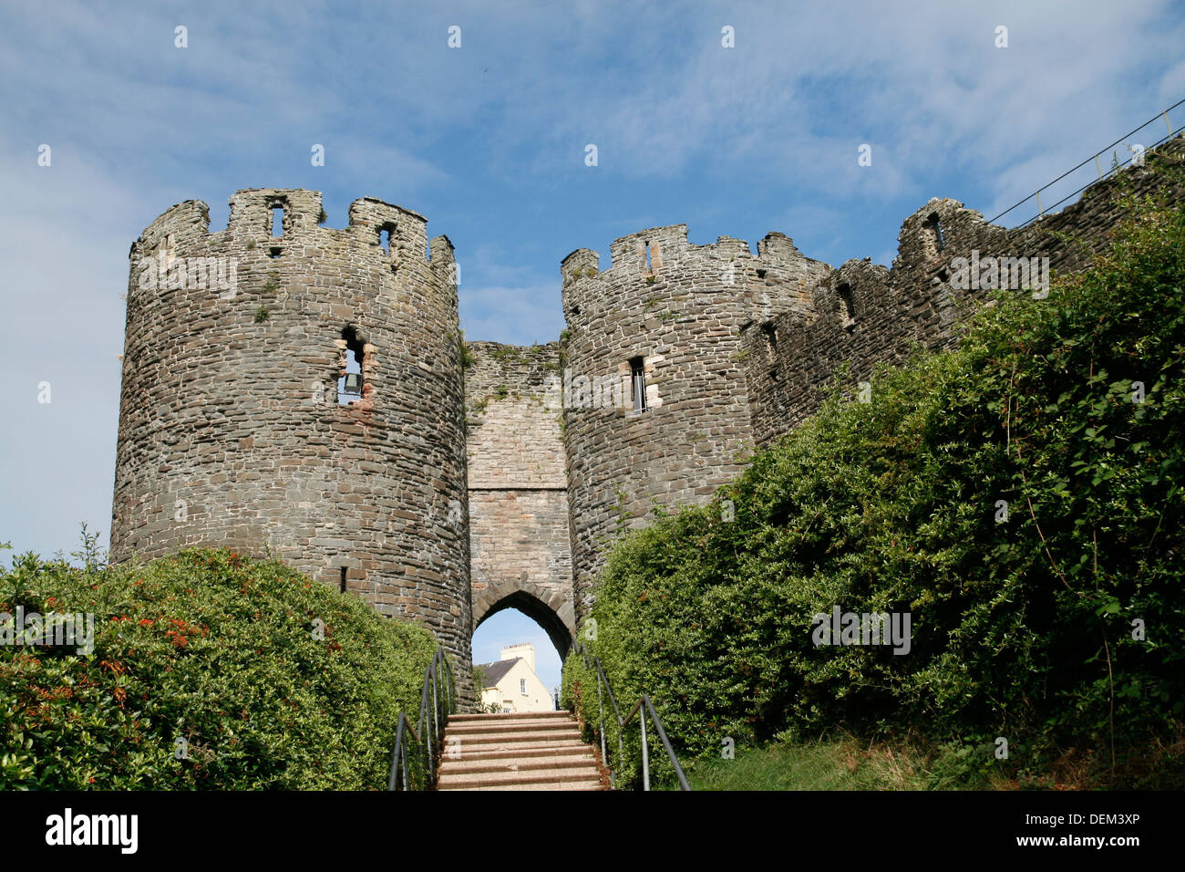 Conwy town walls hi-res stock photography and images - Alamy