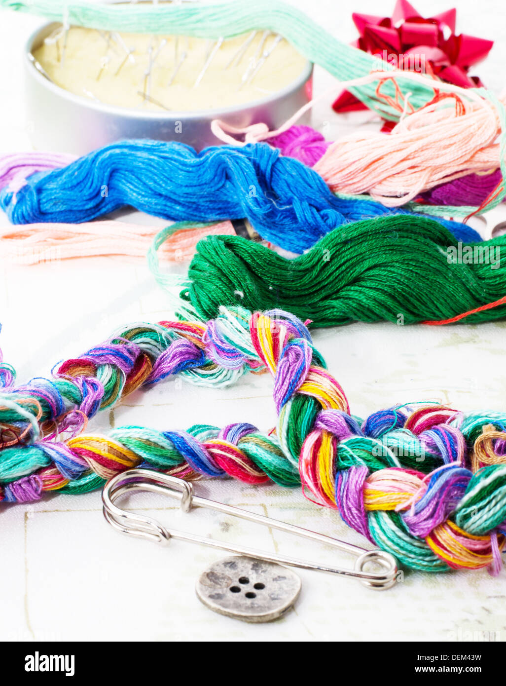 Fabric weaving tools hi-res stock photography and images - Alamy