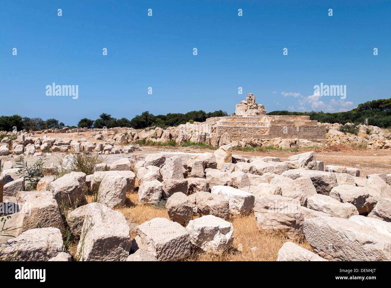 The oldest lighthouse in the World Patara Turkey Stock Photo - Alamy