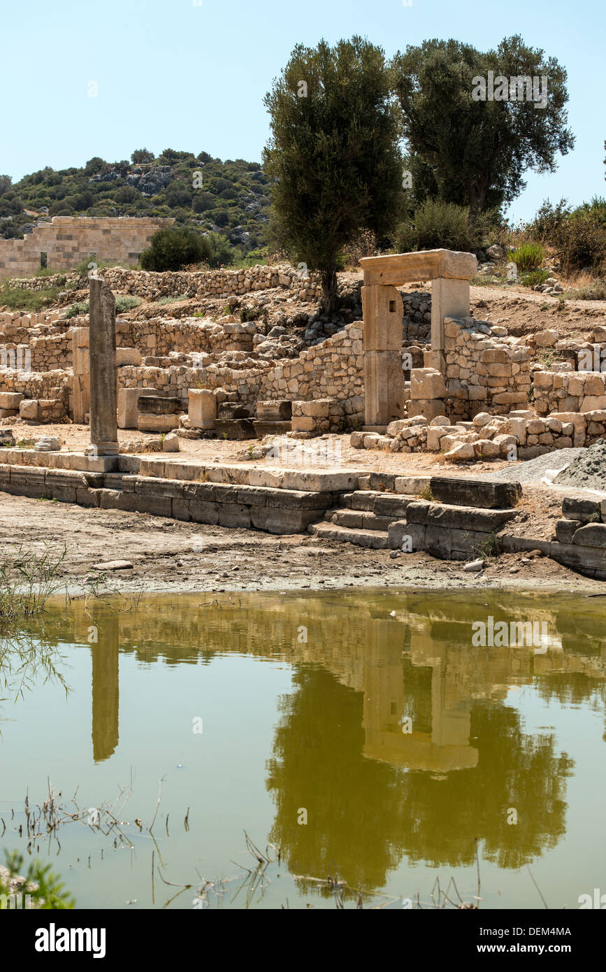 Lycian ruins at the archaeological site Patara Turkey Stock Photo - Alamy