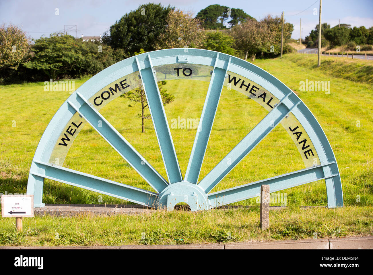 Wheal Jane, an abandoned tin mine near Redruth, Cornwall, UK, which is ...