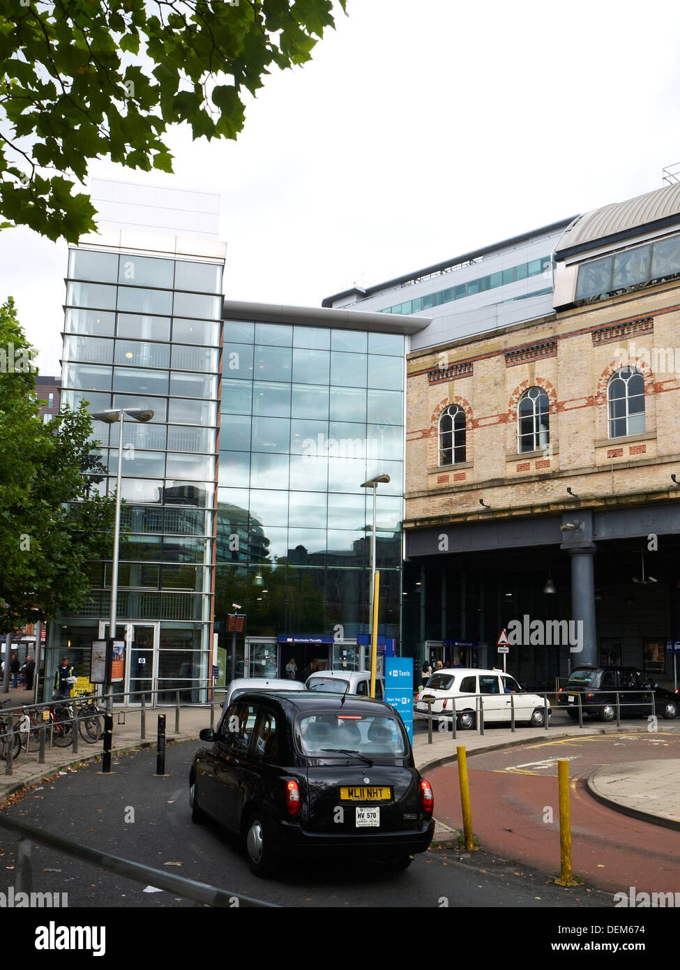 Outside manchester piccadilly station in manchester hi-res stock ...