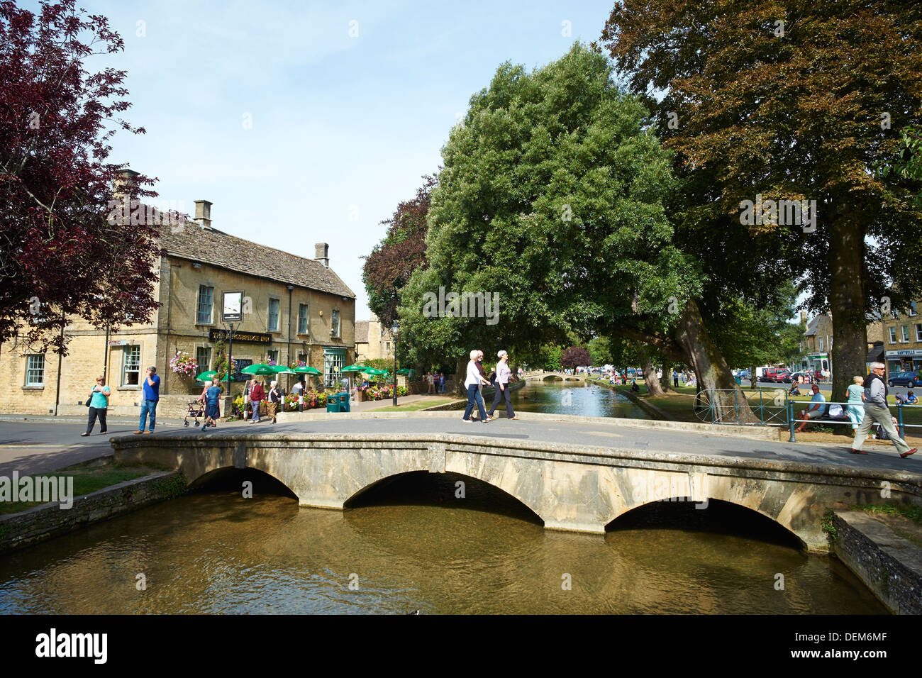 Bridges over the River Windrush Bourton On The Water Gloucestershire ...
