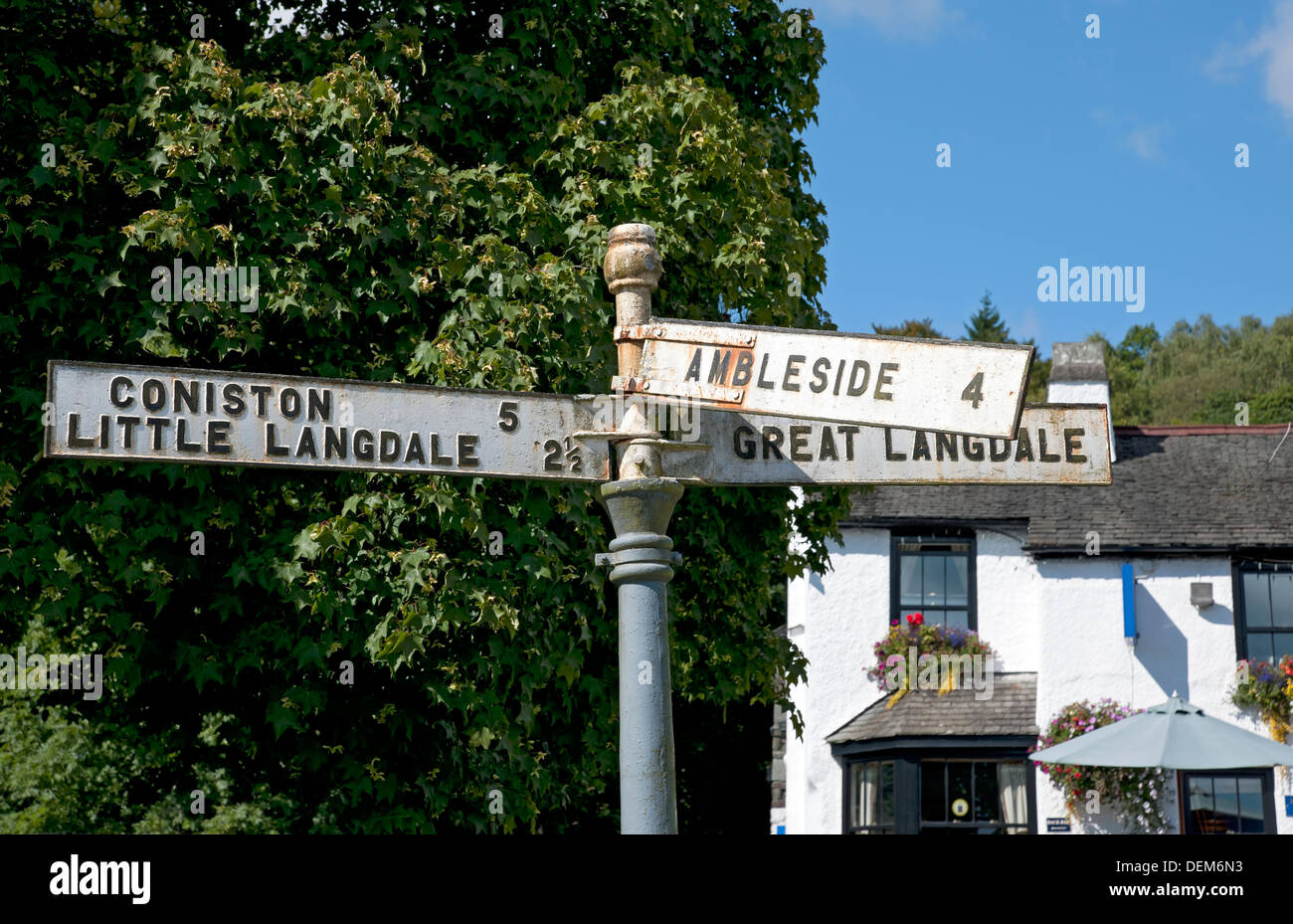 Old Fashioned British Road Sign High Resolution Stock Photography and ...
