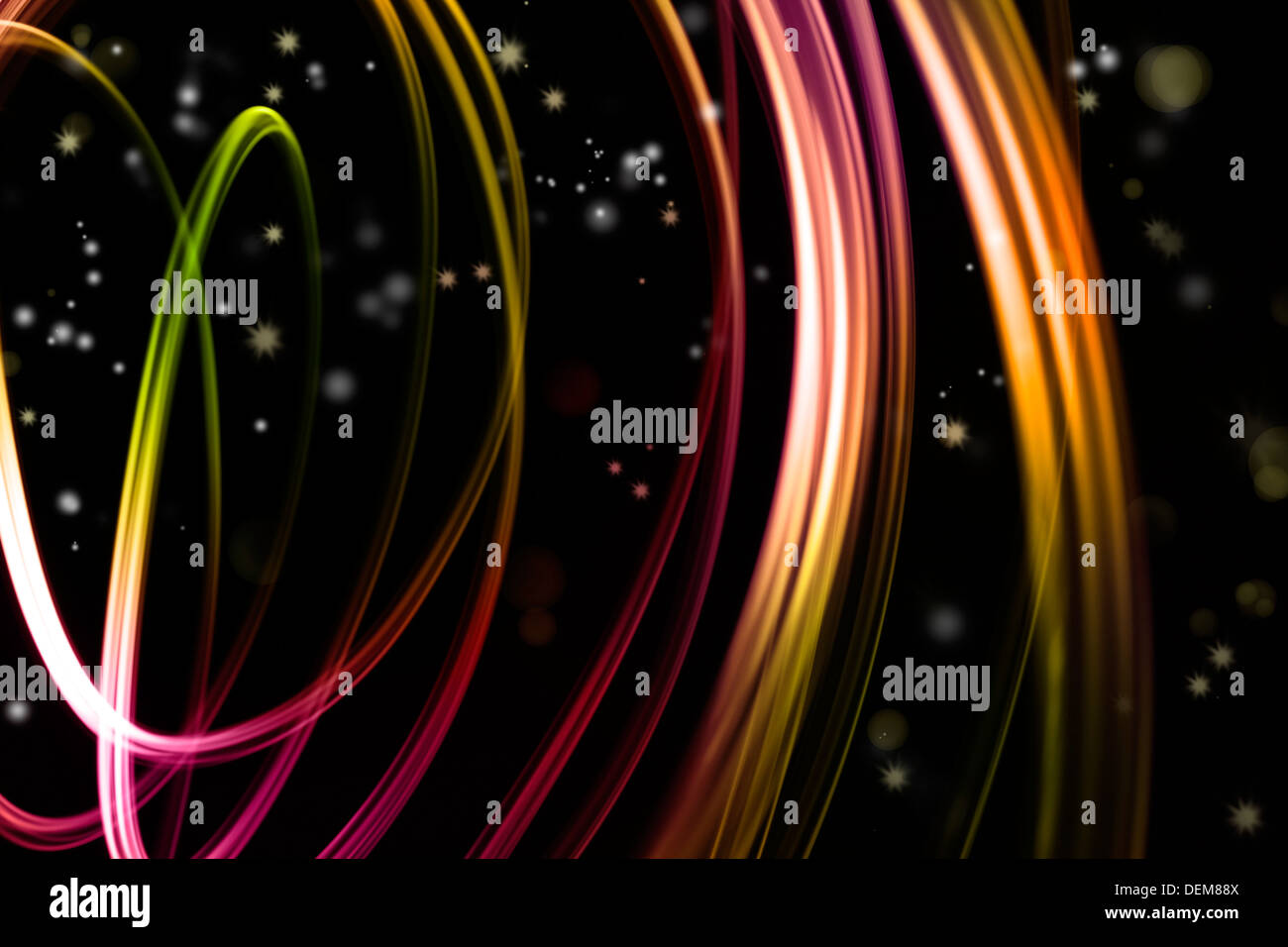 Abstract swirly lines futuristic space background Stock Photo - Alamy