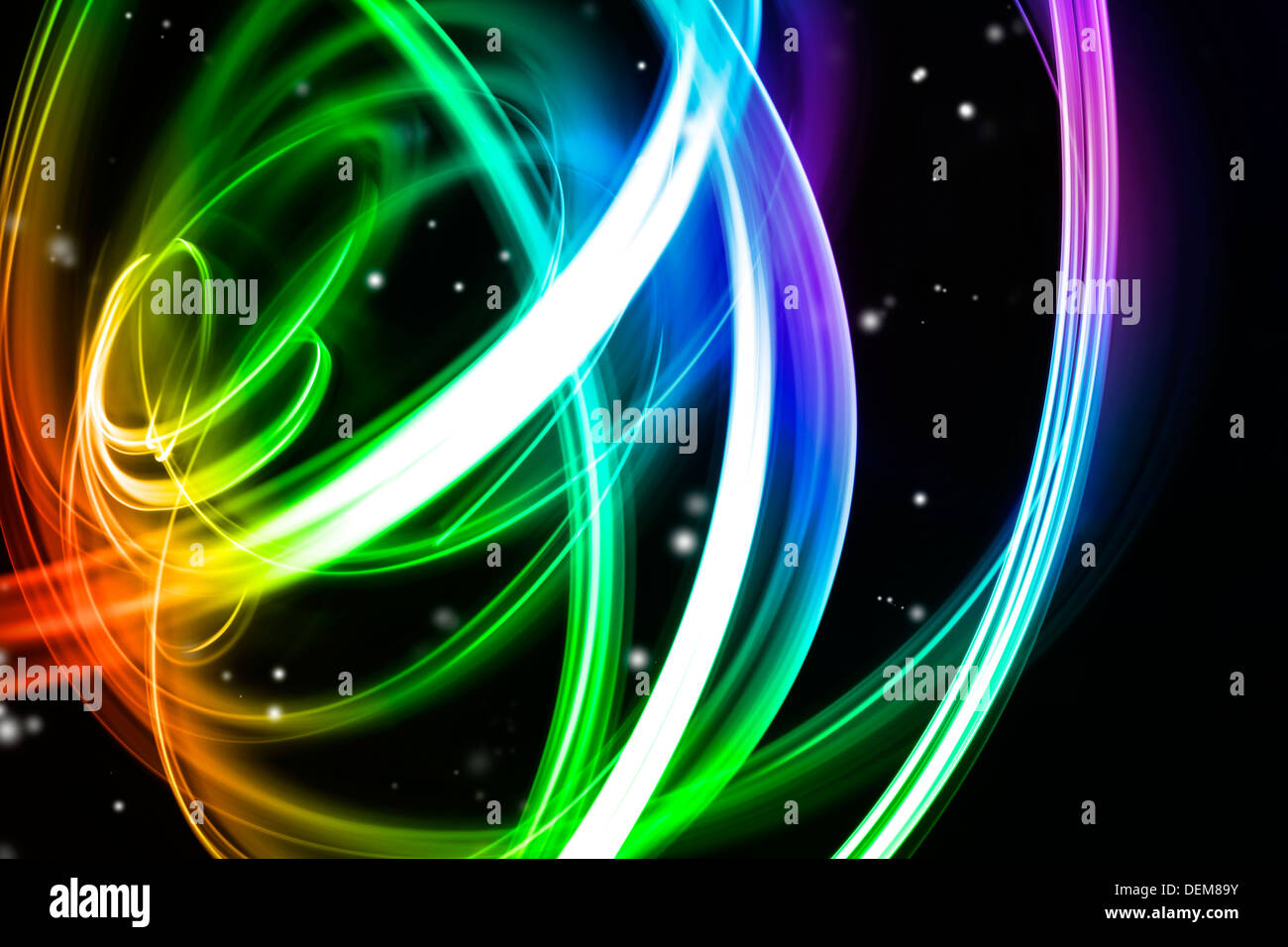 Abstract swirly lines futuristic space background Stock Photo - Alamy