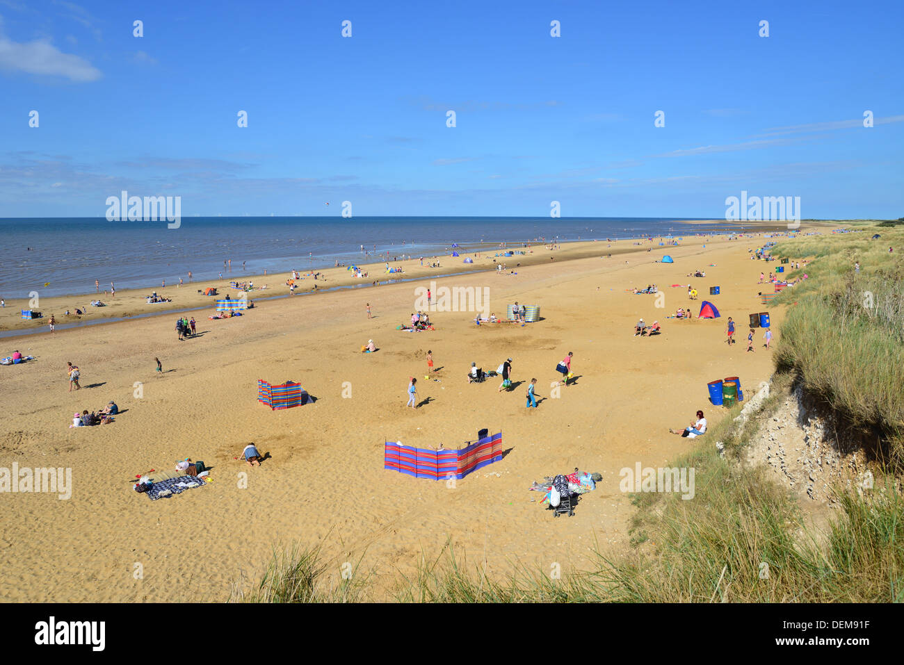 North Hunstanton Beach, Hunstanton, Norfolk, England, United Kingdom ...