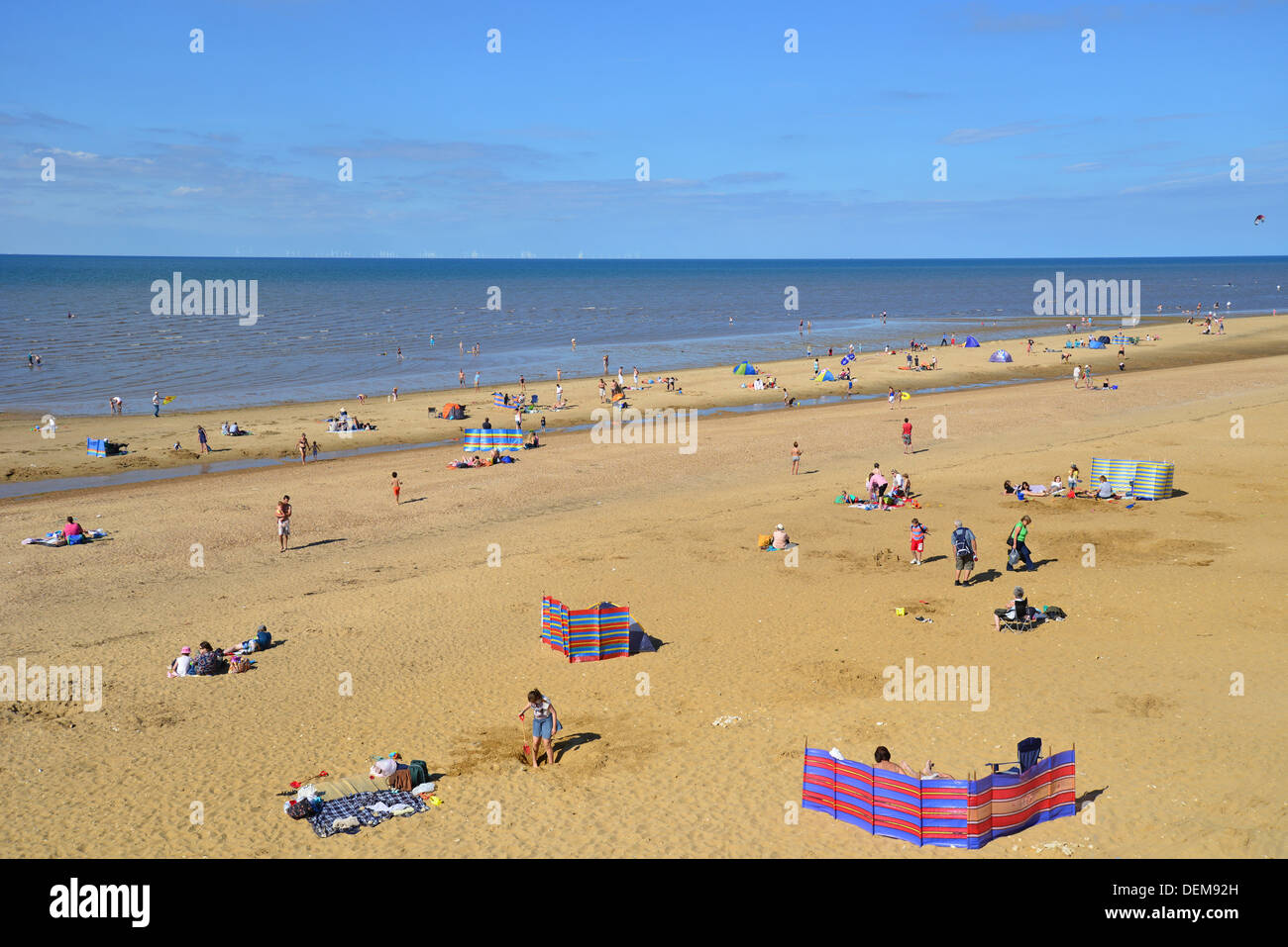 North Hunstanton Beach, Hunstanton, Norfolk, England, United Kingdom ...