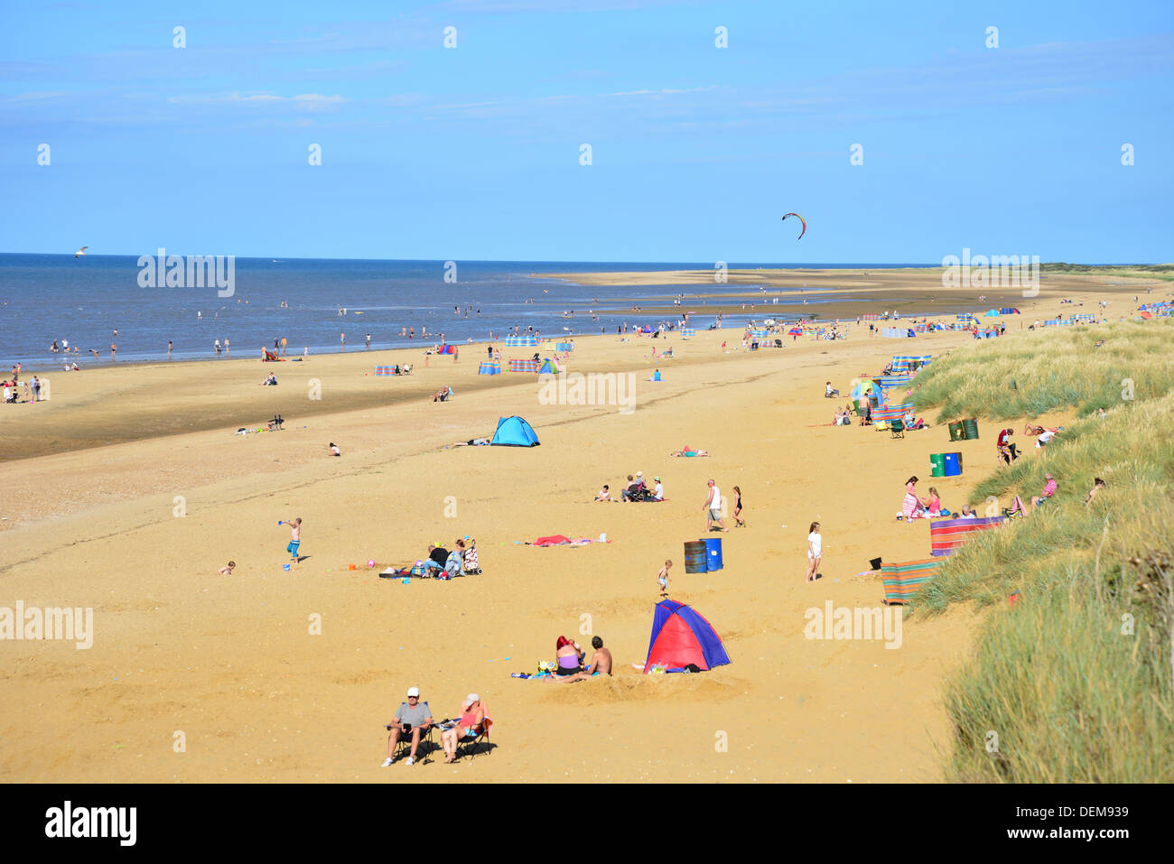 North Hunstanton Beach, Hunstanton, Norfolk, England, United Kingdom ...