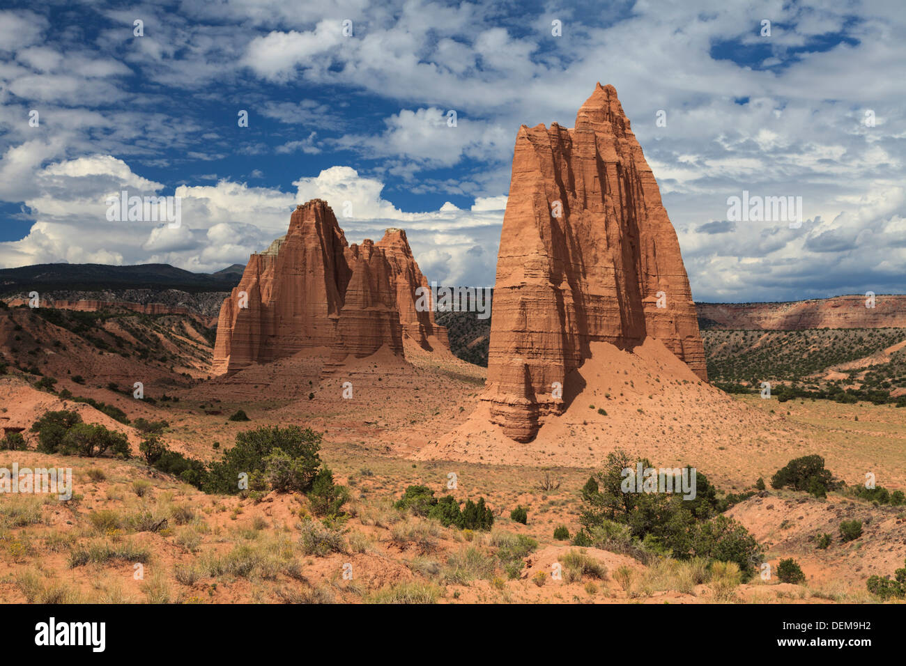 Cathedral Valley, Capitol Reef National Park Stock Photo - Alamy
