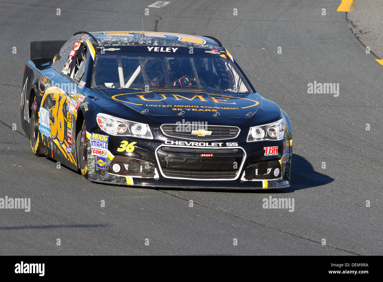 Loudon, NH, USA. 20th Sep, 2013. Loudon, NH - Sep 20, 2013: J.J. Yeley ...