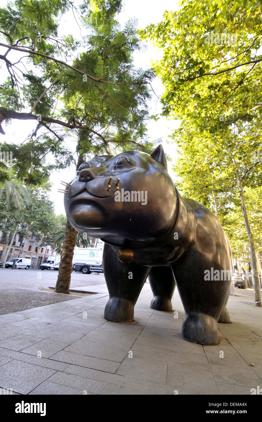 Raval cat sculpture hi-res stock photography and images - Alamy