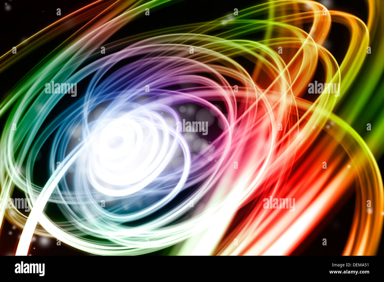 Abstract swirly lines futuristic space background Stock Photo - Alamy