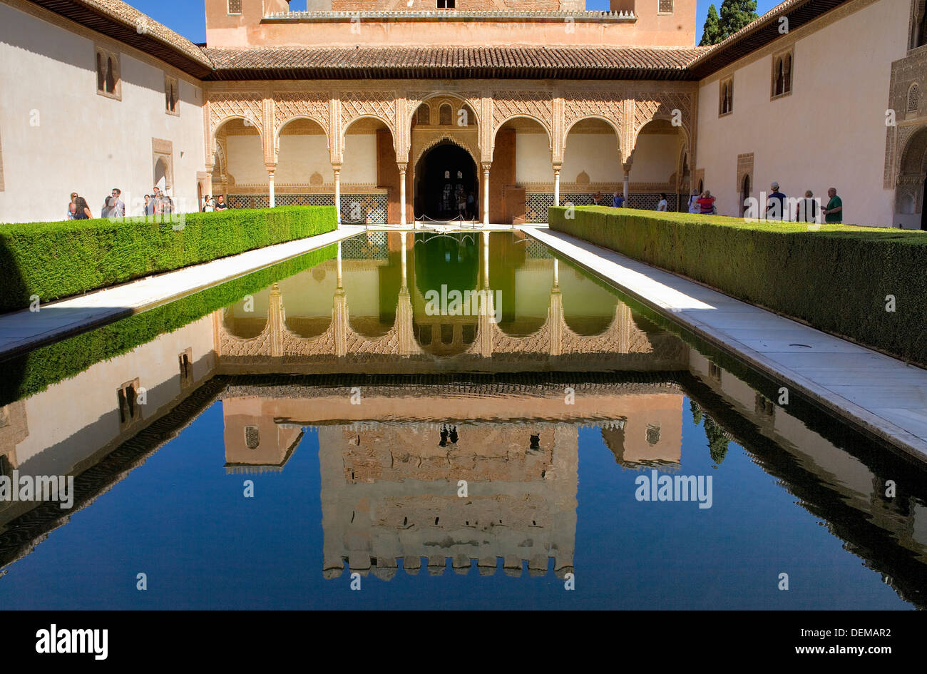 `Patio de los Arrayanes´, Courtyard of the Myrtles, Comares Palace ...