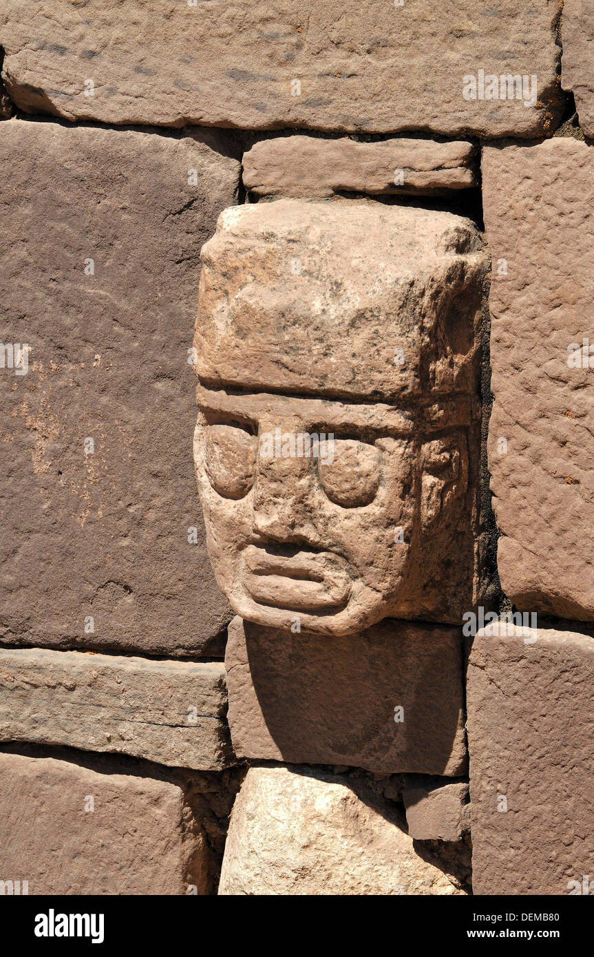 Tiahuanaco Tiahuanacu Western Bolivia High Resolution Stock Photography ...