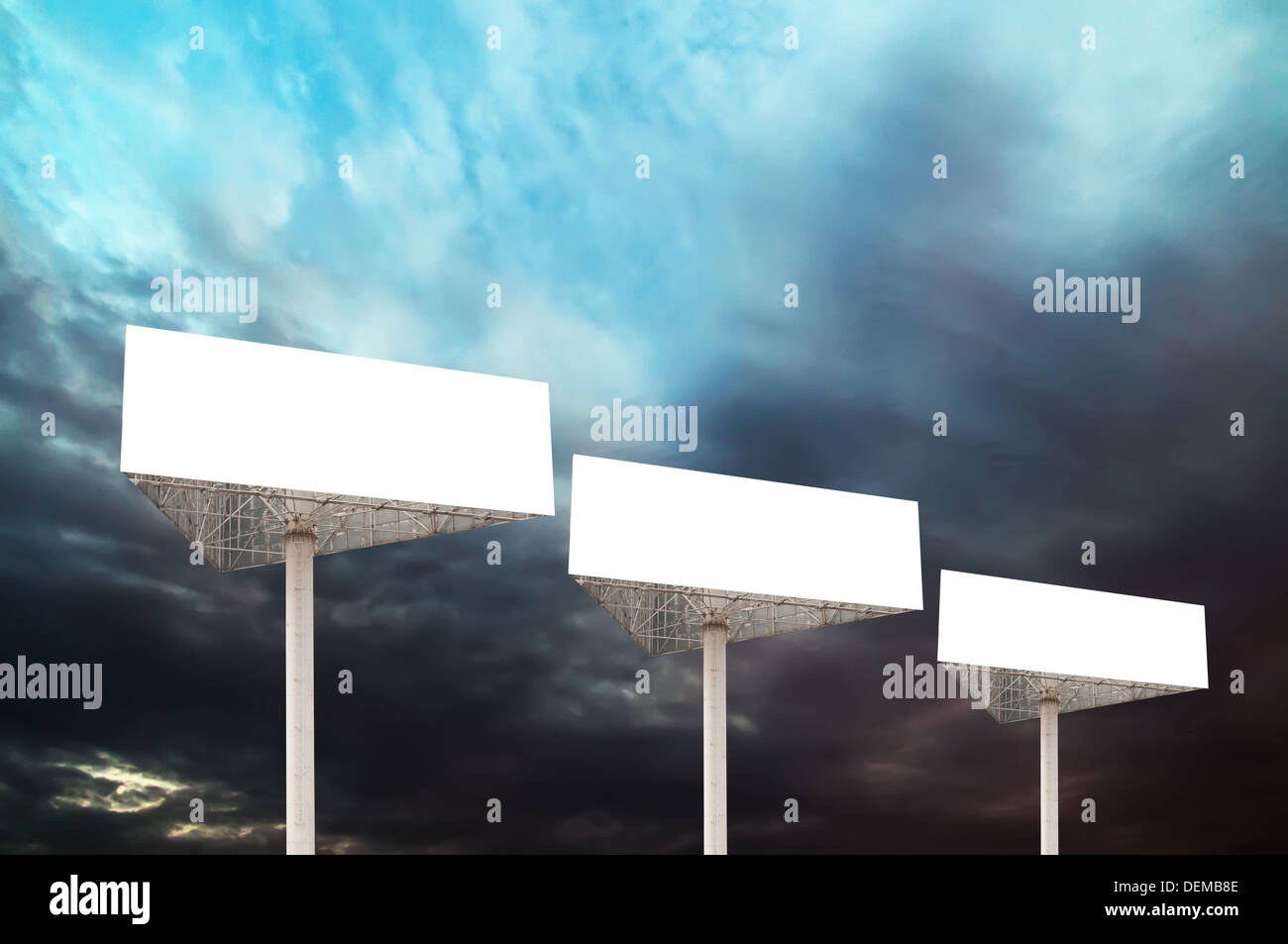 empty blank billboard Stock Photo - Alamy