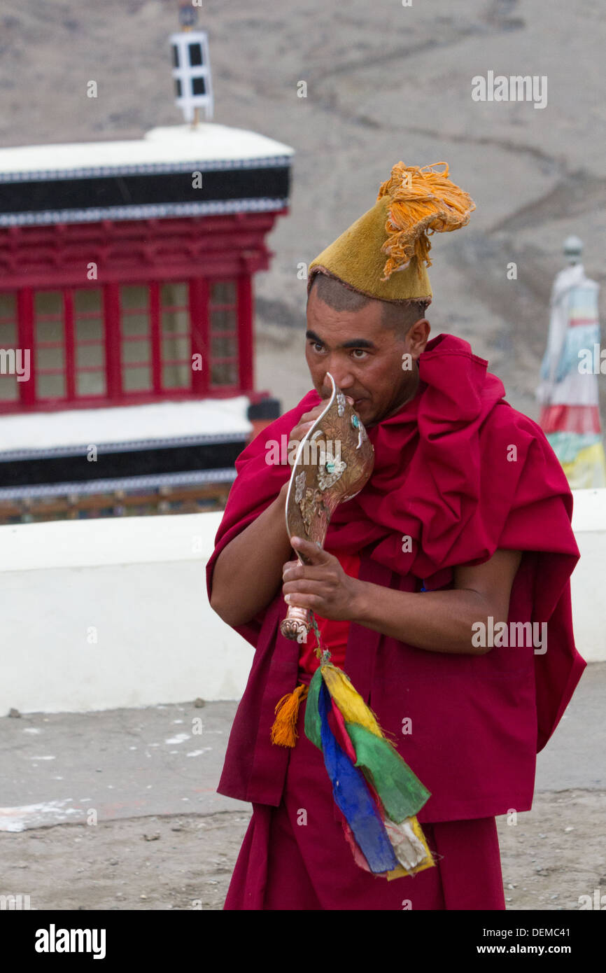 A Buddhist monk province of Ladakh. Indian Himalayas Stock Photo - Alamy