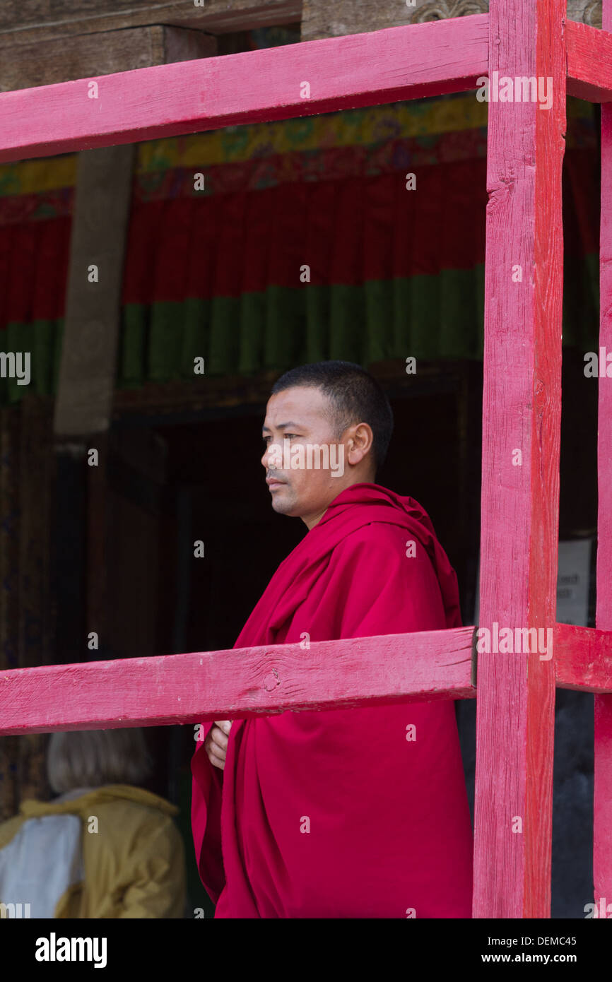 A Buddhist monk province of Ladakh. Indian Himalayas Stock Photo - Alamy