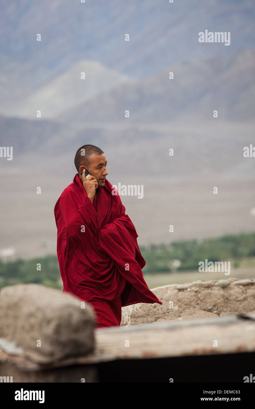 A Buddhist monk province of Ladakh. Indian Himalayas Stock Photo - Alamy