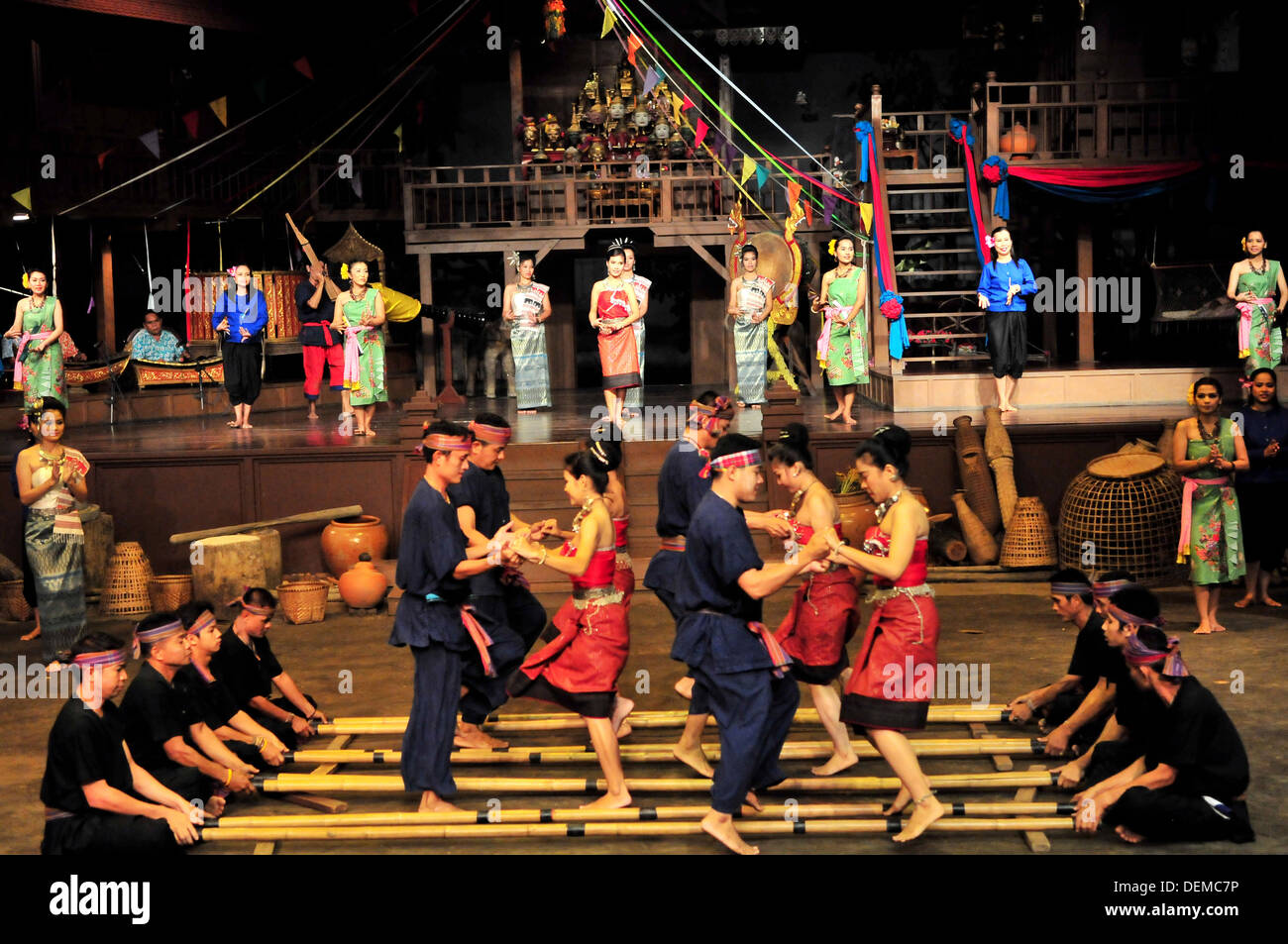Cultural show in Thailand Stock Photo - Alamy
