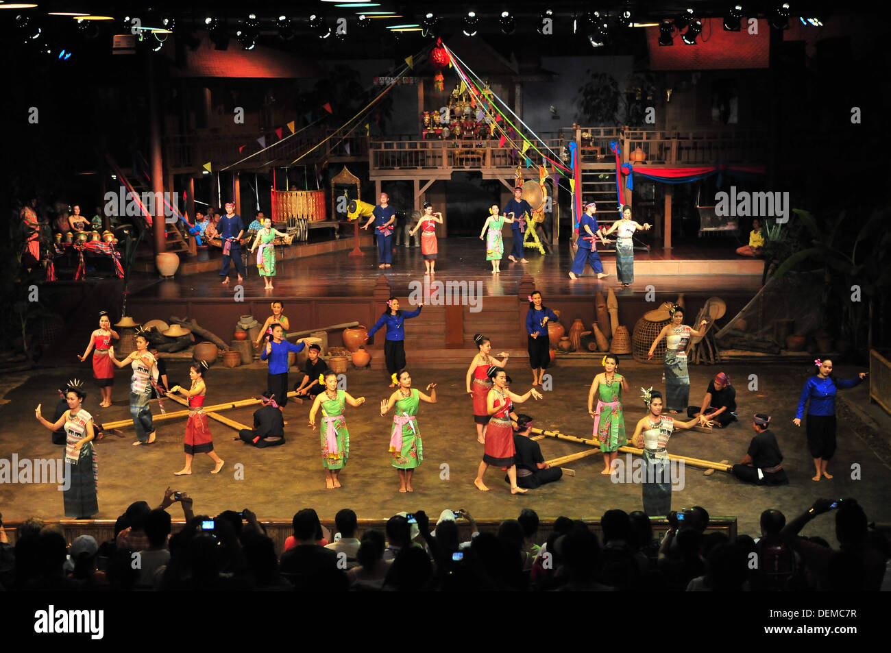 Cultural show in Thailand Stock Photo - Alamy