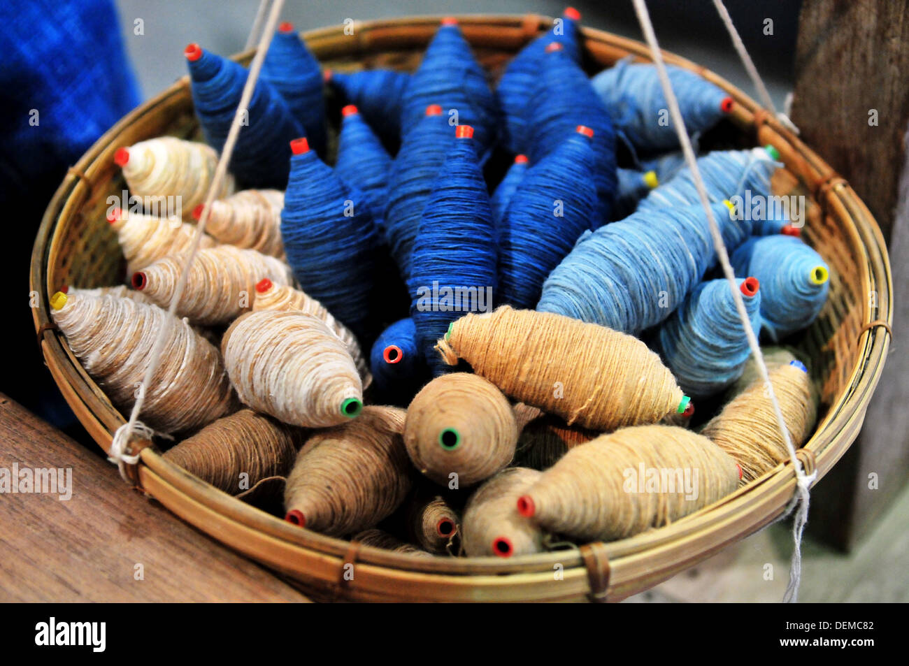Silk Industry in Thailand Stock Photo - Alamy