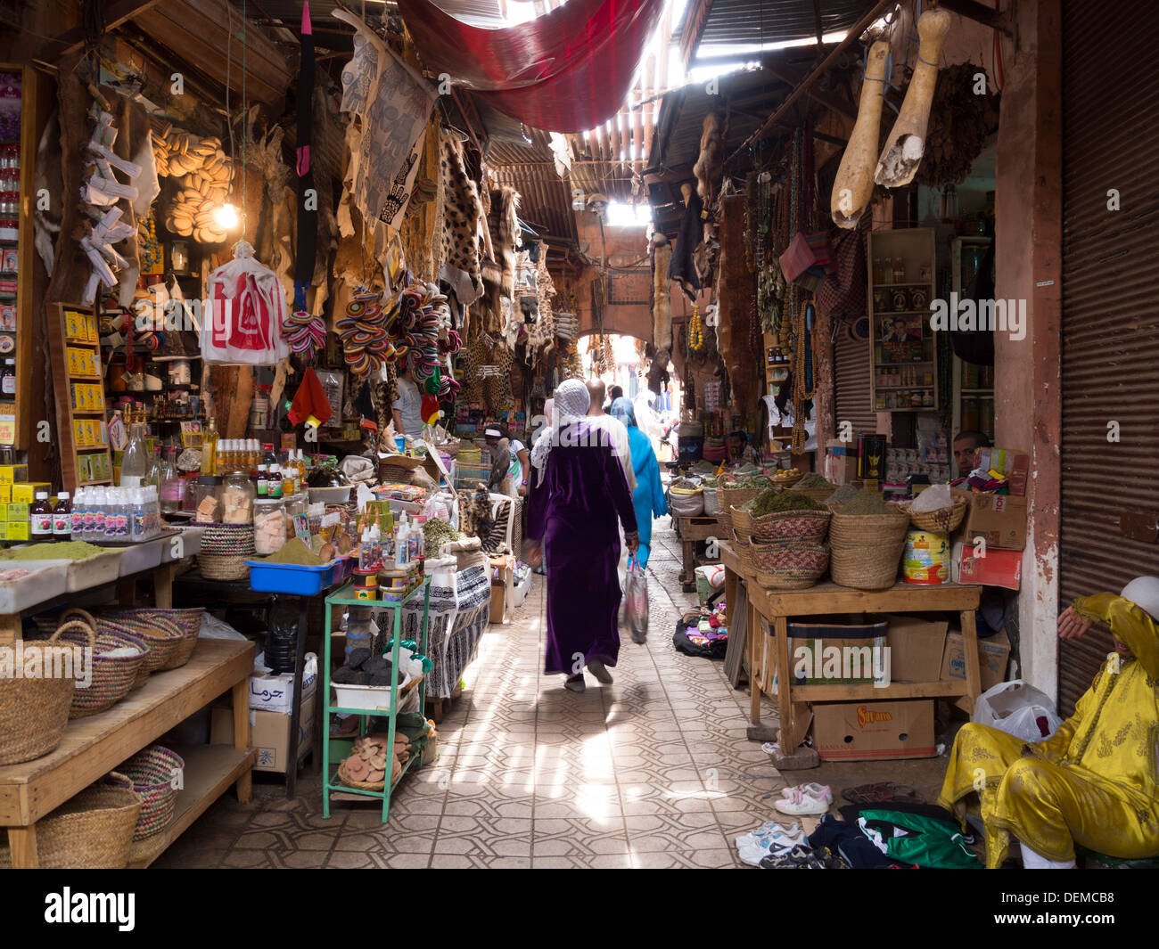 Souk in Marrakech, Morocco Stock Photo - Alamy