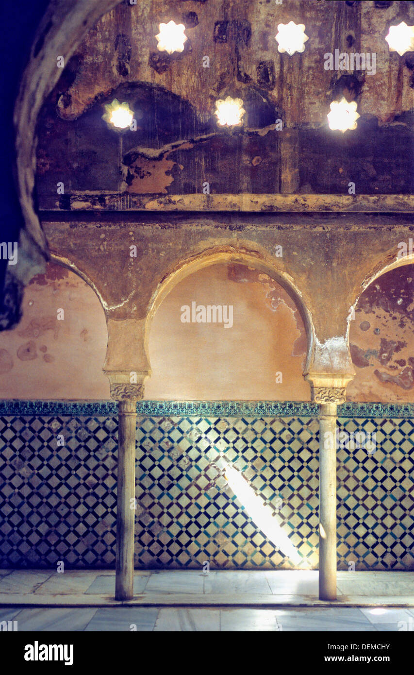 Royal baths, Palacio de Comares, Alhambra. Granada, Andalucia, Spain ...