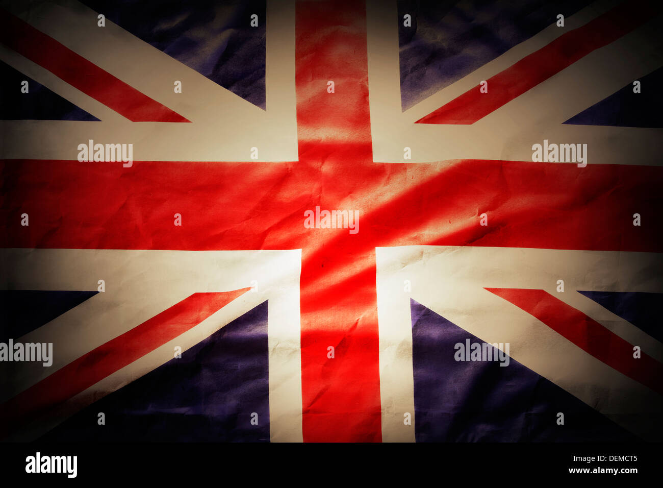 Closeup of grunge Union Jack flag Stock Photo - Alamy