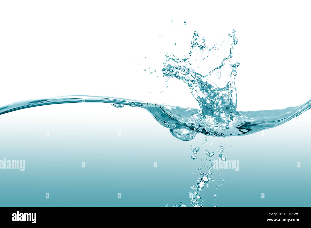 water wave and splash Stock Photo - Alamy
