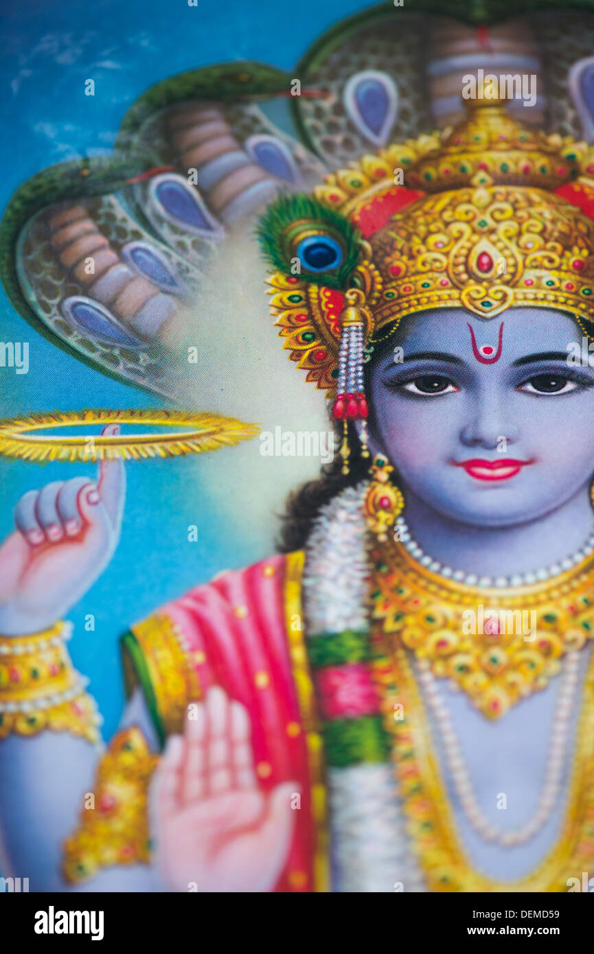 Vishnu god hi-res stock photography and images - Alamy