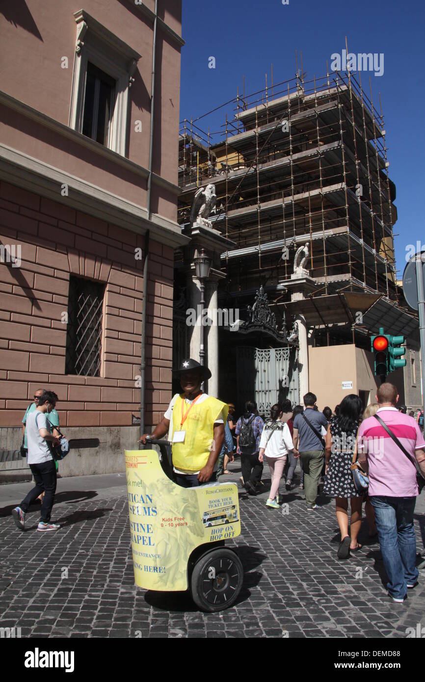 Rome, Italy. 3rd May 2013. The restoration work in the Vatican, Rome ...