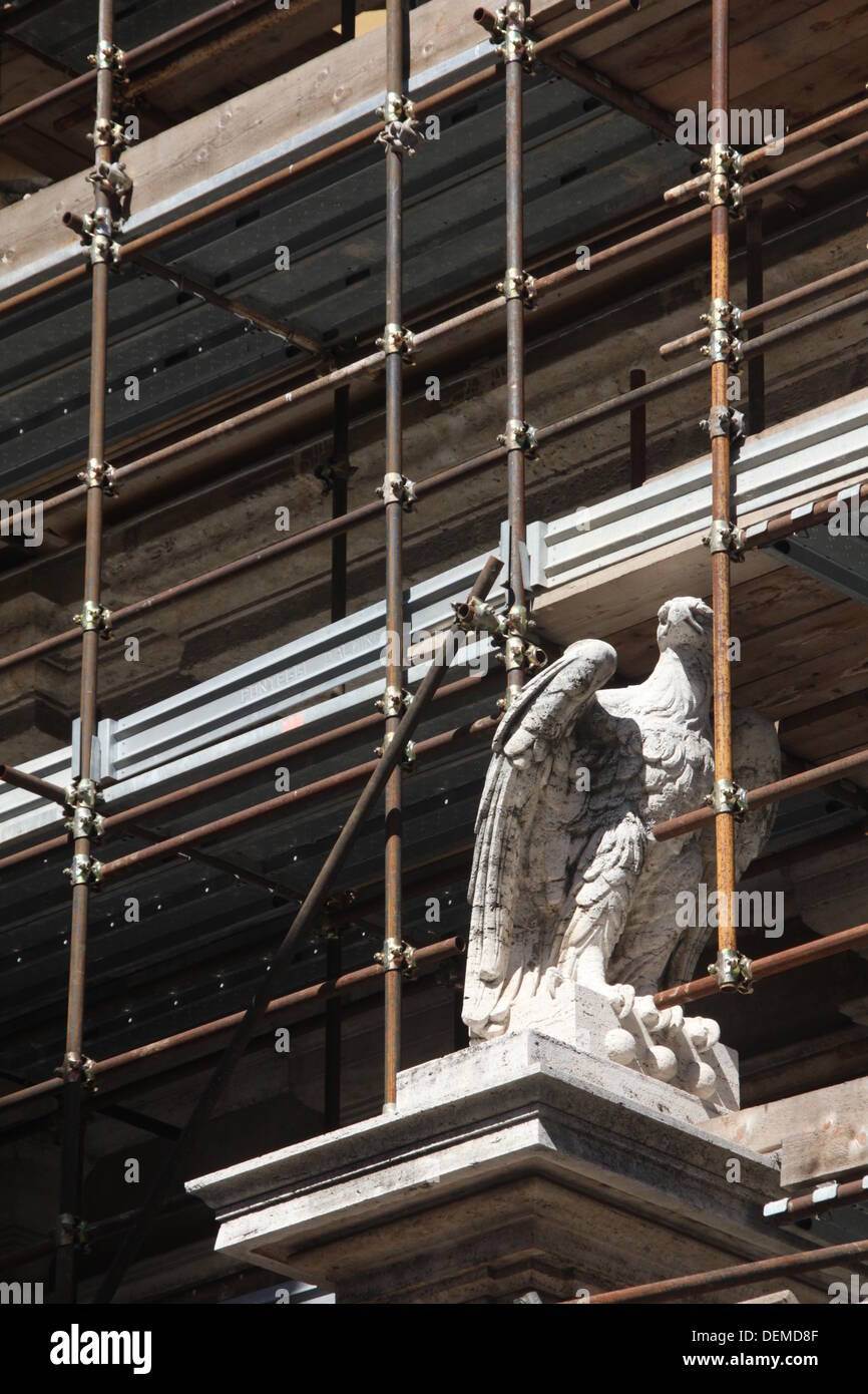Rome, Italy. 3rd May 2013. The restoration work in the Vatican, Rome ...