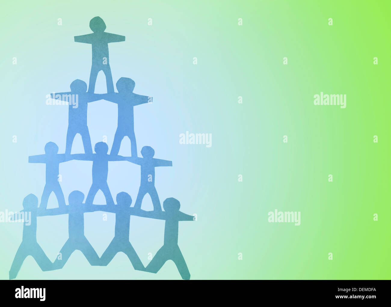 Pyramid of people hi-res stock photography and images - Alamy