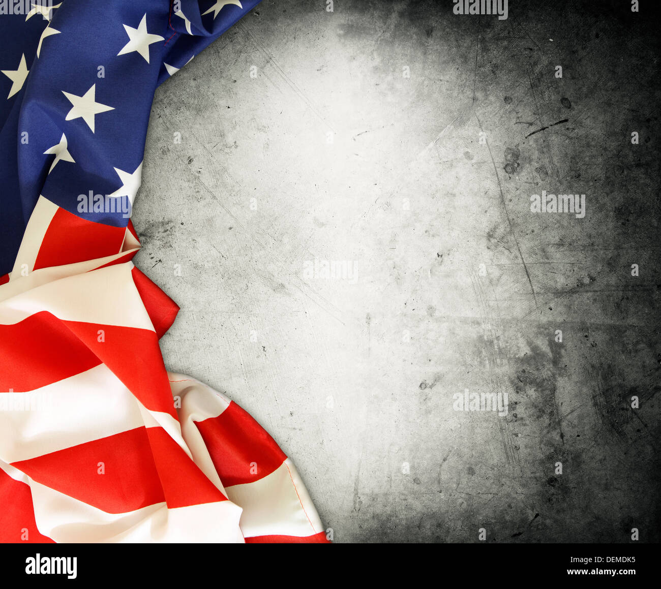 American flag grey grunge hi-res stock photography and images - Alamy
