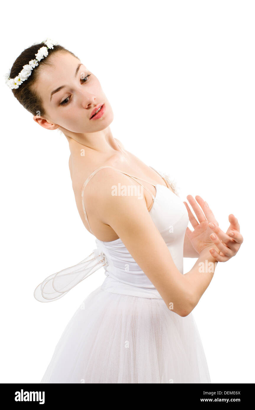 a young wonderful ballerina is dancing gracefully Stock Photo - Alamy