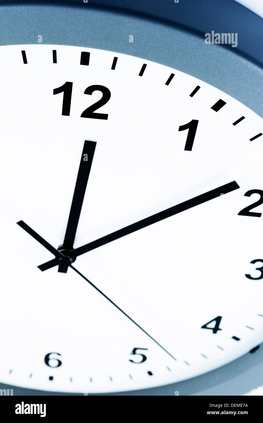 Clock noon midday hi-res stock photography and images - Alamy
