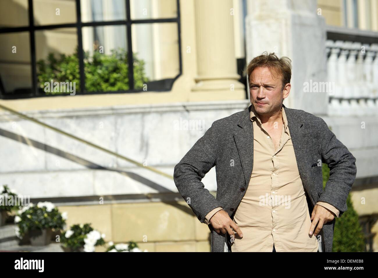 San Sebastian, Spain. 21st Sep, 2013. Vincent Perez arrives at the ...